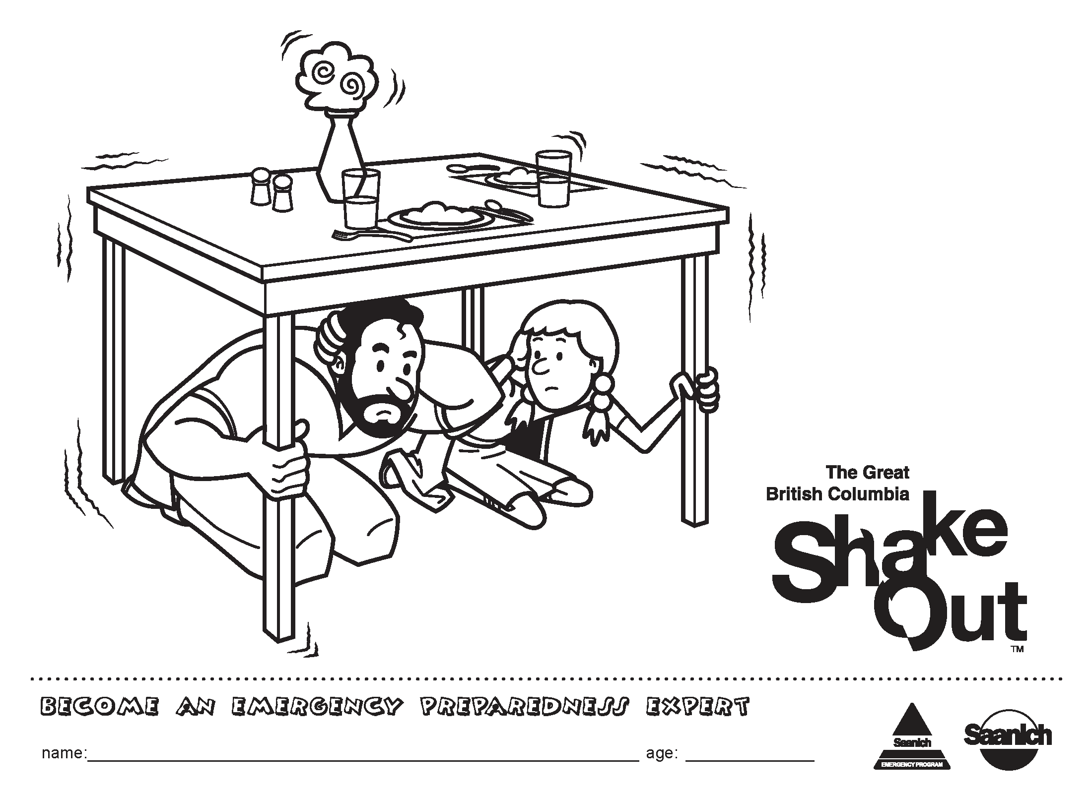 Saanich Emergency Program Colouring Contest! | District of Saanich