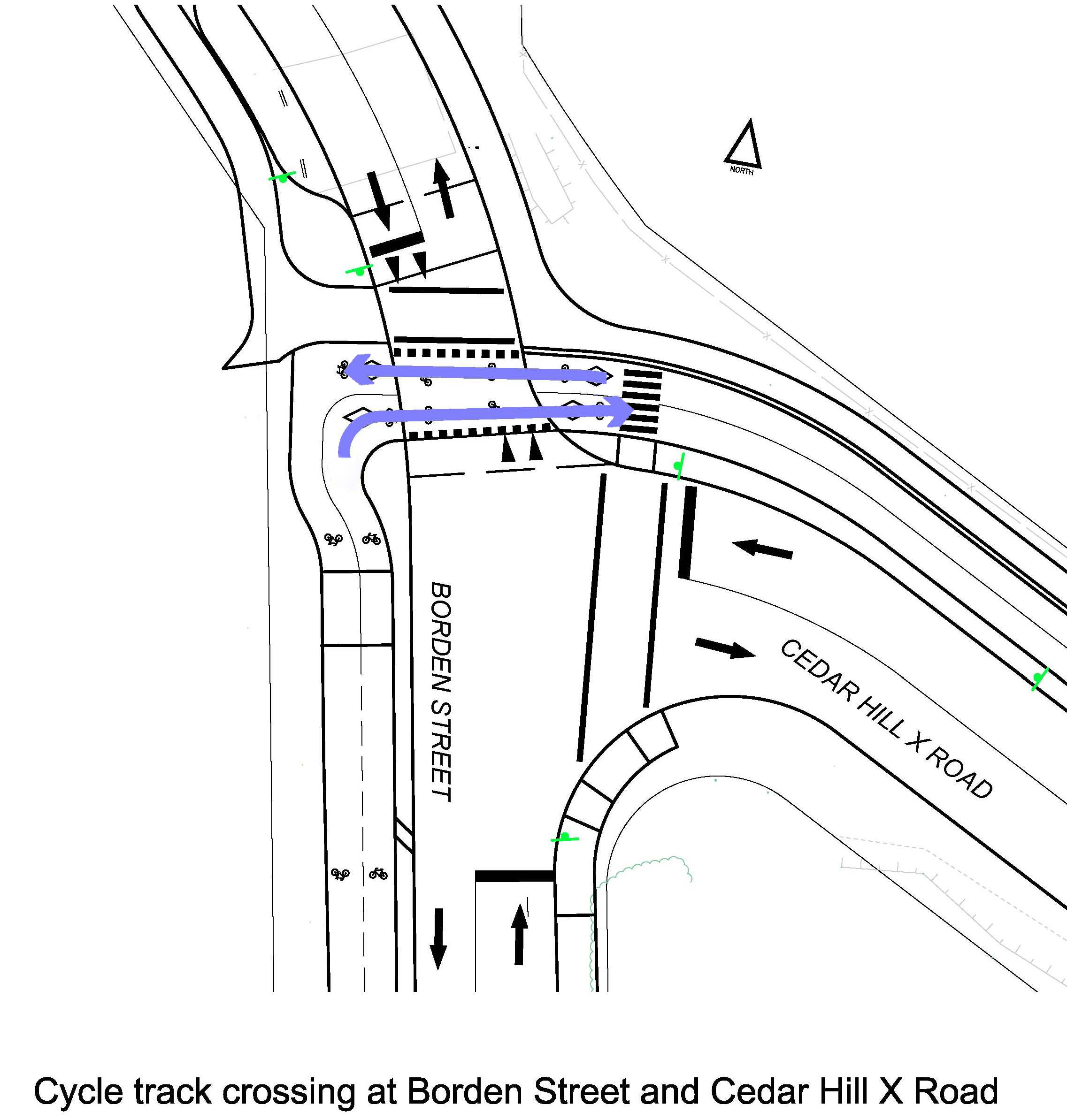 Borden Street and McKenzie Cycle Track | District of Saanich