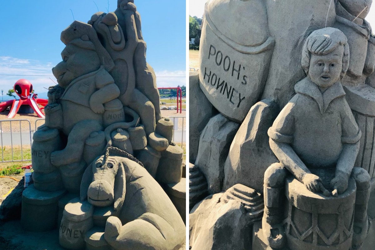 Cadboro-Gyro sand sculptures await your vote for one more weekend